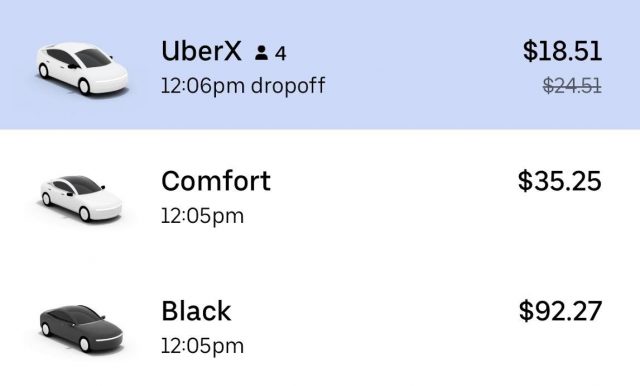 Uber Comfort - Lista de Carros → O que é? Como funciona?